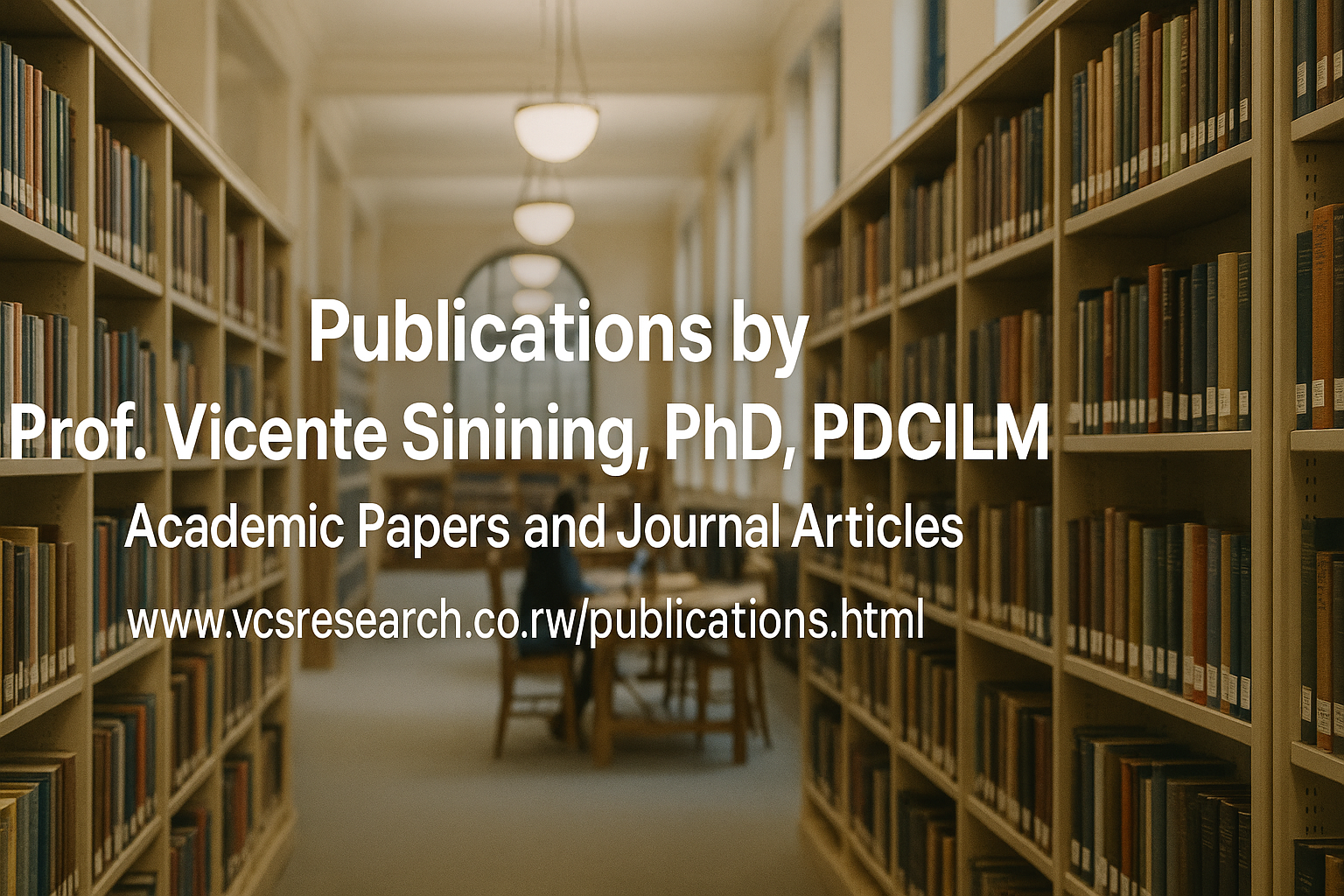 Research Publications by Prof. Vicente Sinining | Academic Papers & International Journal Articles